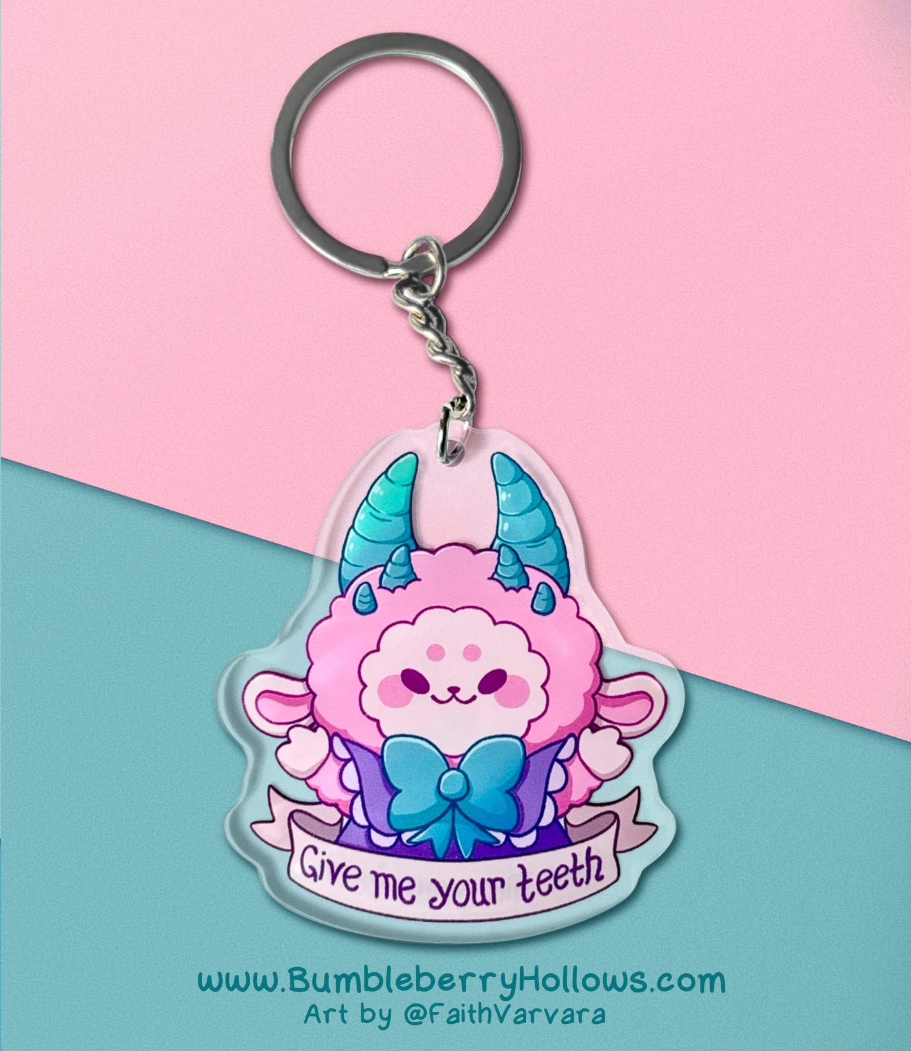 Keychain - Give Me Your Teeth – Bumbleberry Hollows